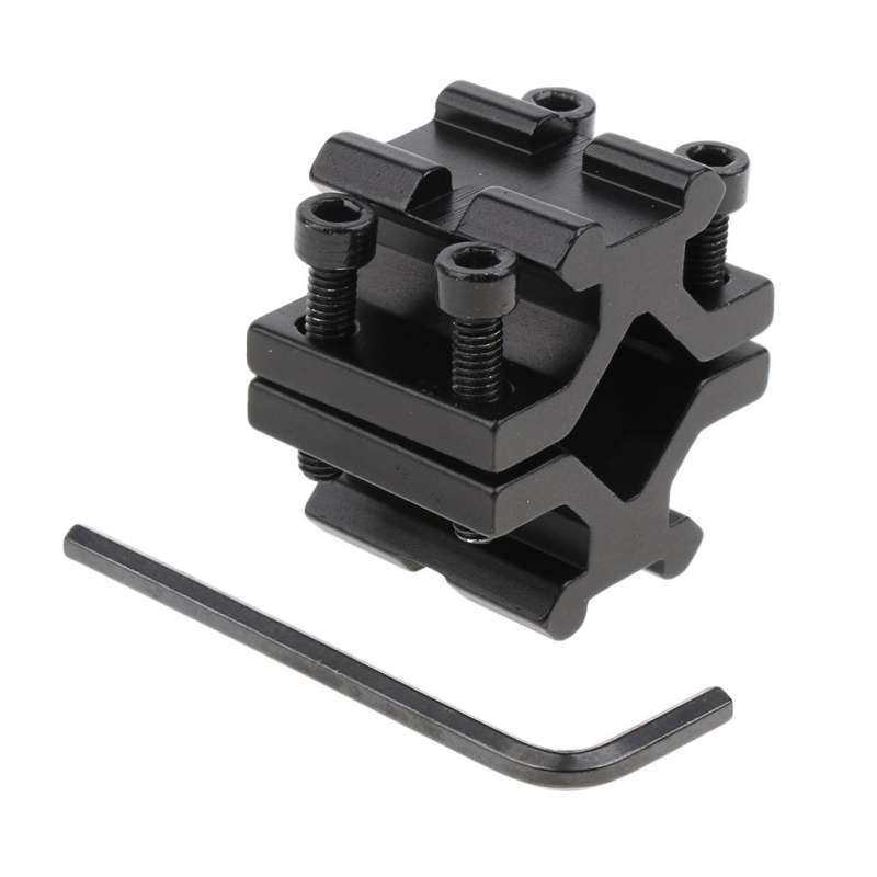 Jual Universal Rail Picatinny Weaver Mount Bracket for Scope Flashlight ...