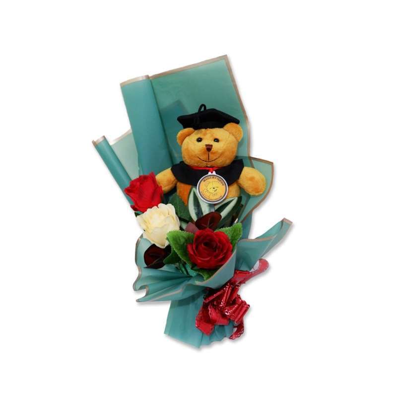 Jual Buket bunga boneka wisuda untuk kado kelulusan graduation sempro ...