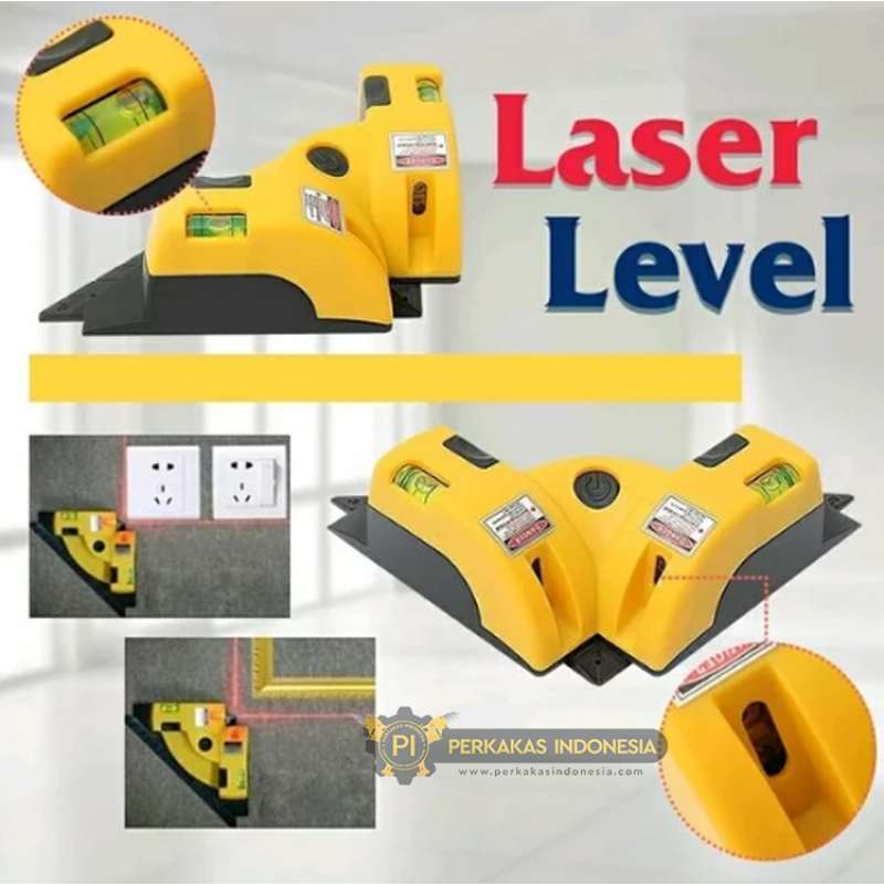 Jual Laser Line Square Alat Ukur Siku Sudut Pengukur Garis Lurus Lantai ...