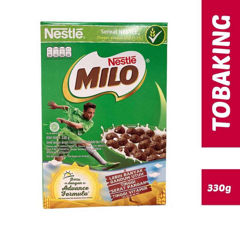 Jual Milo Sereal Ball Nestle 330 gr cereal gandum cokelat dan malt di ...