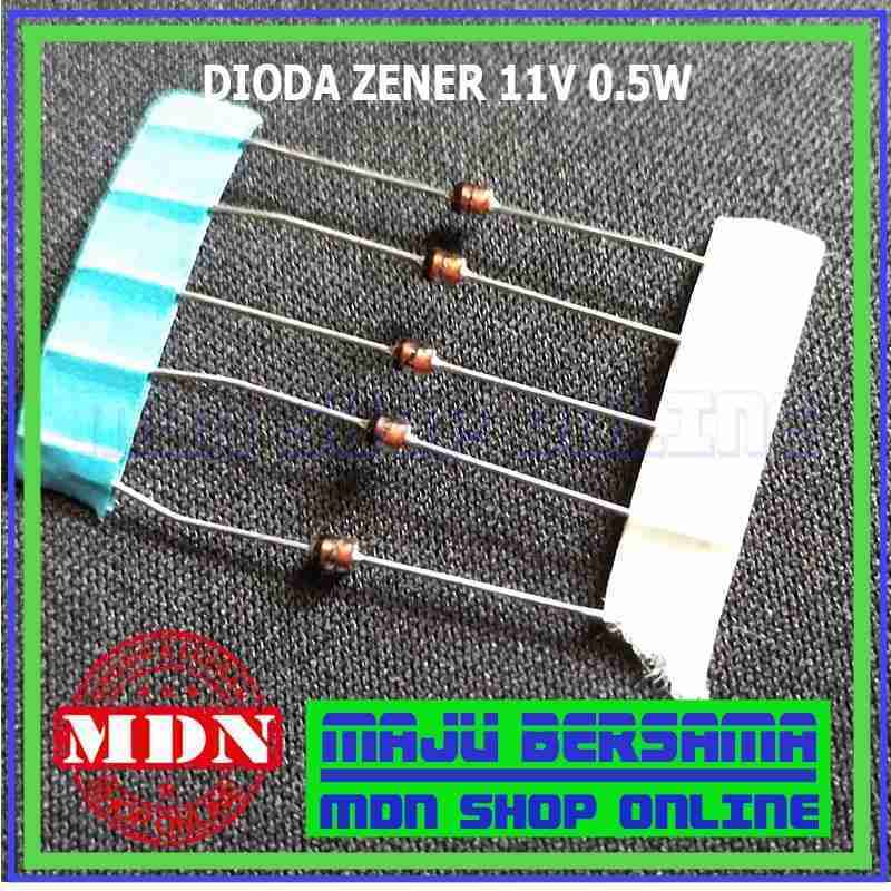 Jual Dioda Zener 11V 0.5W - Zener Diode 11V 0.5 Watt di Seller MDN SHOP ...