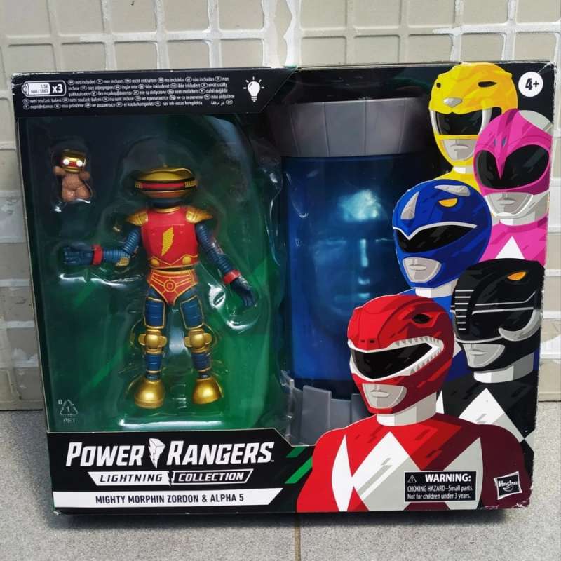 Jual Hasbro Power Rangers Mmpr Alpha 5 Five & Zordon Lightning ...
