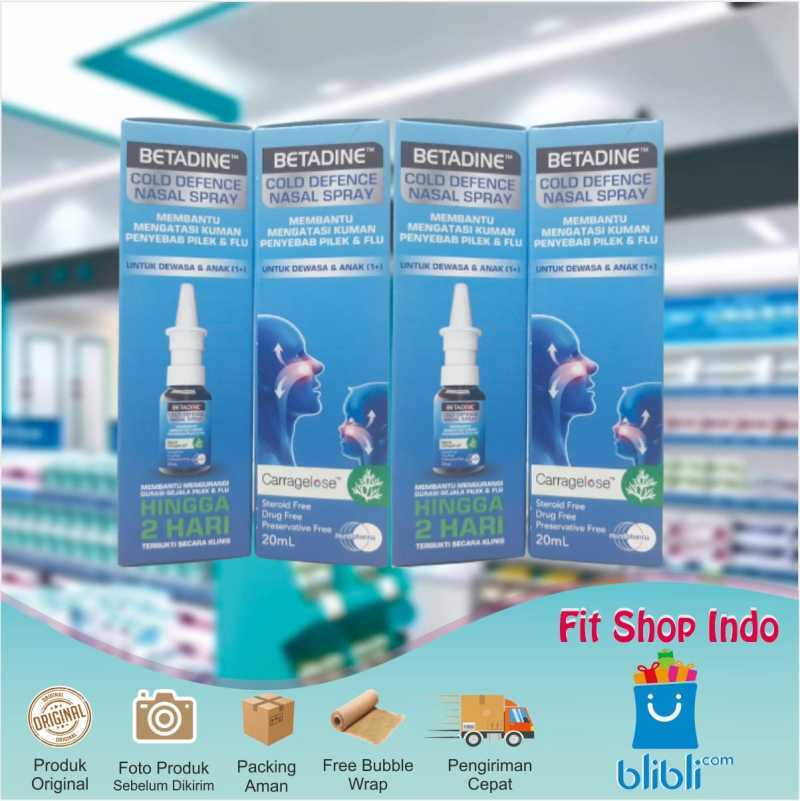 Jual Betadine Cold Defence Nasal Spray 20 ml di Seller Fitshopindo ...
