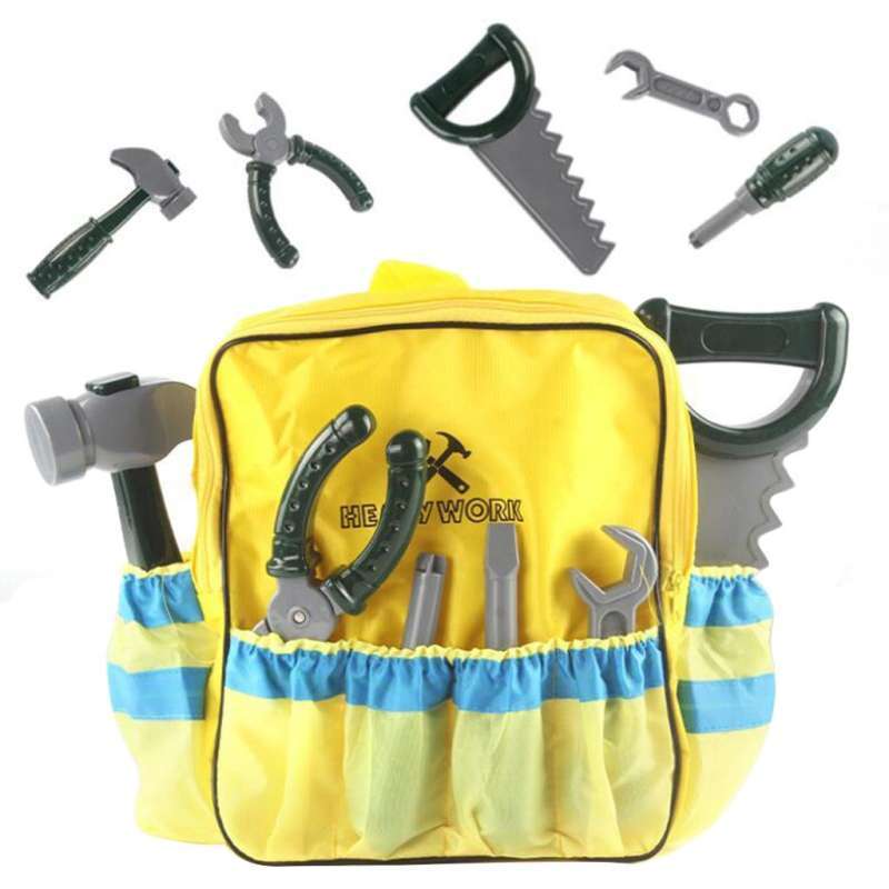 Jual Realistic Repaireman Construction Worker Tools Set Fancy Pretend ...