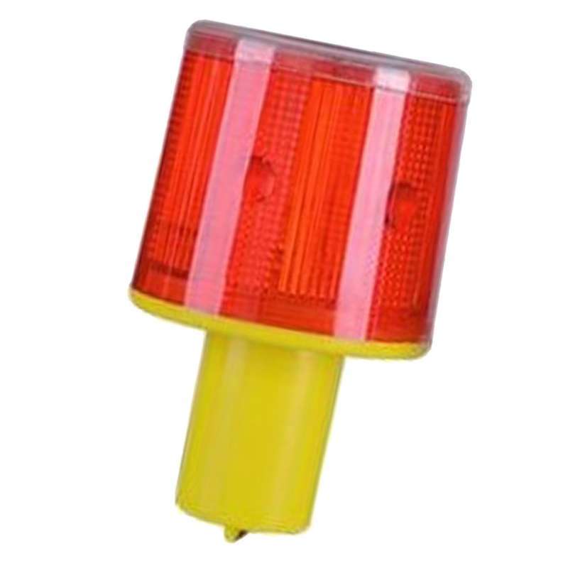 Jual Solar LED Round Caution Warning Light Lamp Traffic Alarm Flash ...