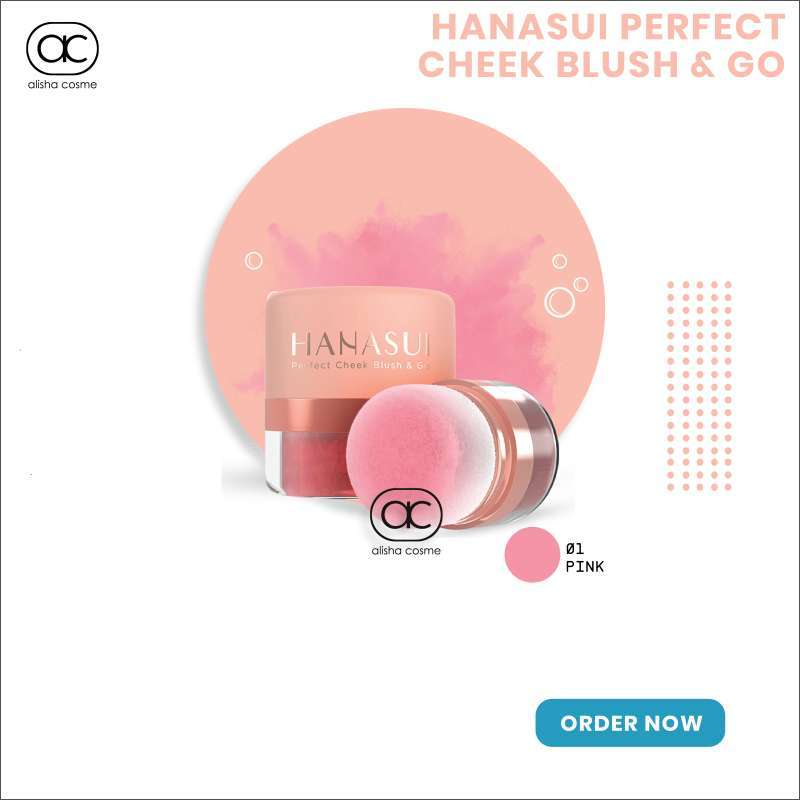 Jual Hanasui Perfect Cheek Blush & Go - 01 Pink Di Seller Alisha ...
