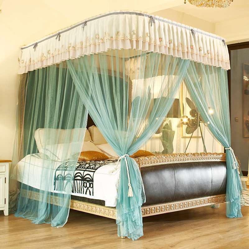 Jual LemonShop High density double bed fully surrounded mosquito net ...