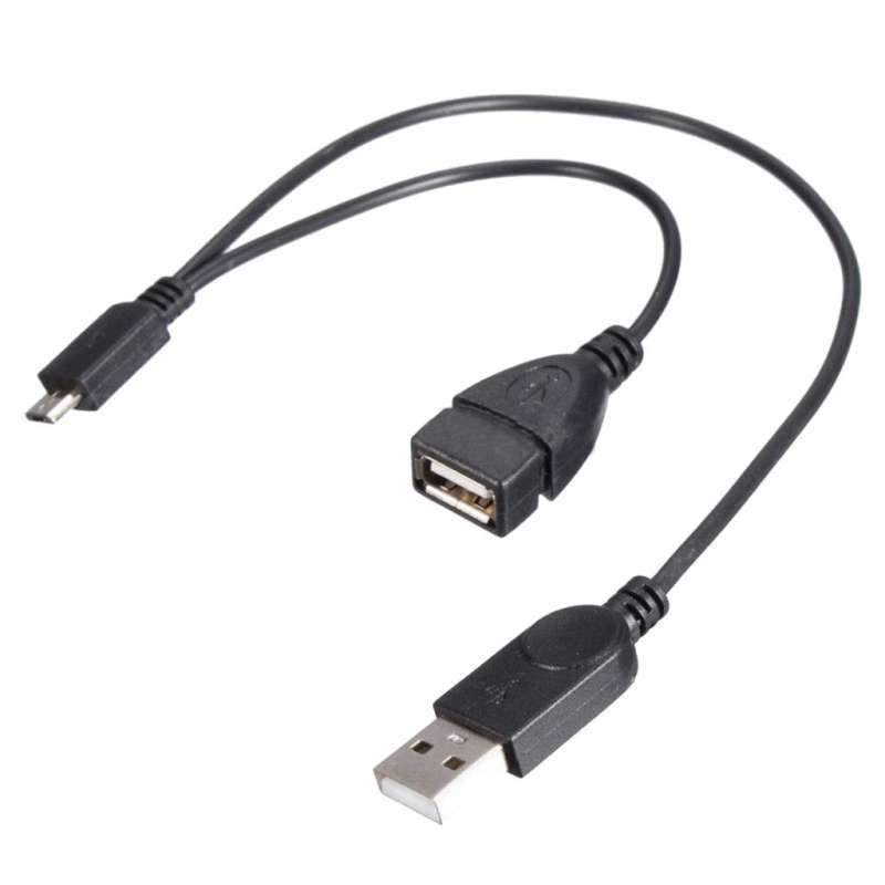 Promo Micro USB Cable Male Host to USB Female OTG Adapter Android ...