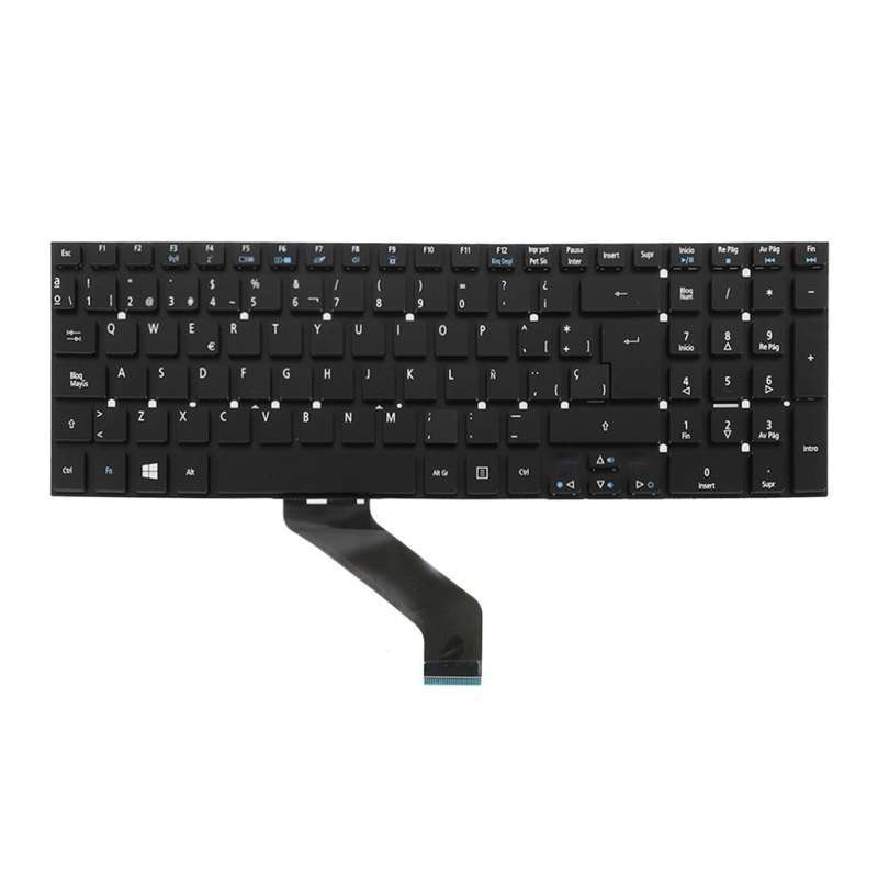 Jual Plastic ES Spanish Layout PC Laptop Keyboard For Acer Aspire E1 ...