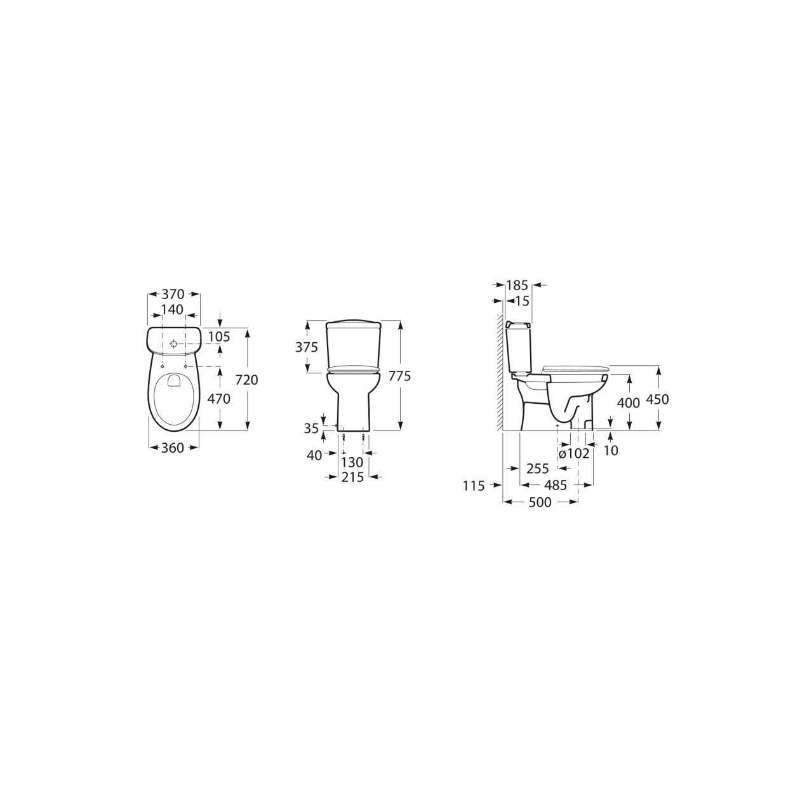 Jual Kloset Smart Toilet Sensor Roca Victoria With Roca E-flush ...