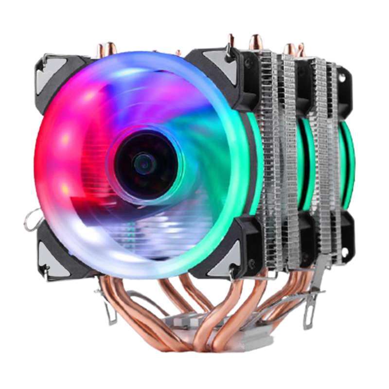 Promo CPU Cooler Dual Cooling Tower RGB Fans for AMD Intel Dual tower 3 ...