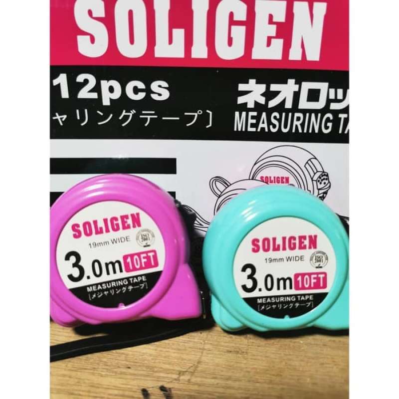 Jual Meteran Bangunan Roll Soligen 3m 5m 7.5m Alat Ukur Rol Measuring ...