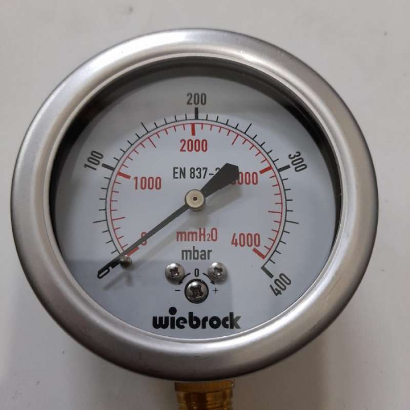Jual pressure gauge wiebrock 400 mbar 4000mmh20 di Seller Bena Store ...