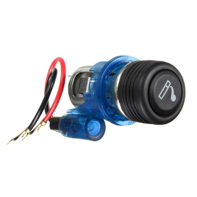 Jual Motorcycle 12V Cigarette Lighter Blue Color Easy to Install ...
