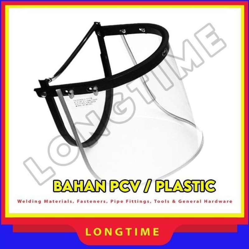 Jual Welding Face Shield with Visor For Safety Helmet Kaca Kedok Las ...