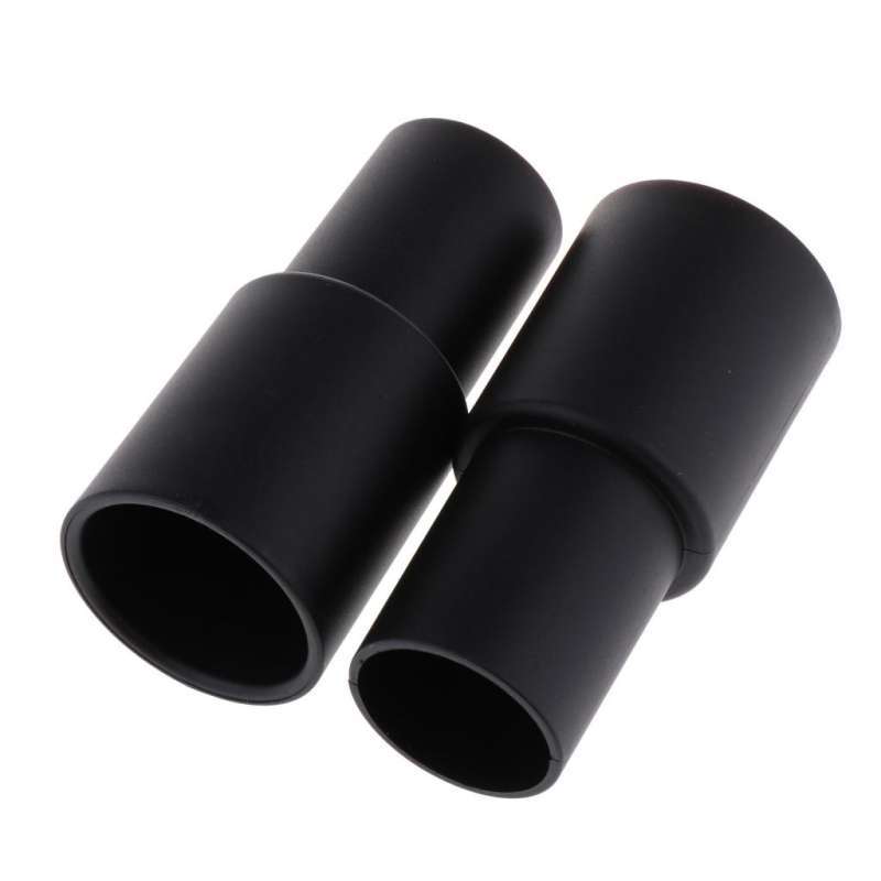 Jual 2pcs Black Plastic Vacuum Cleaner Hose Adapter Converter ...