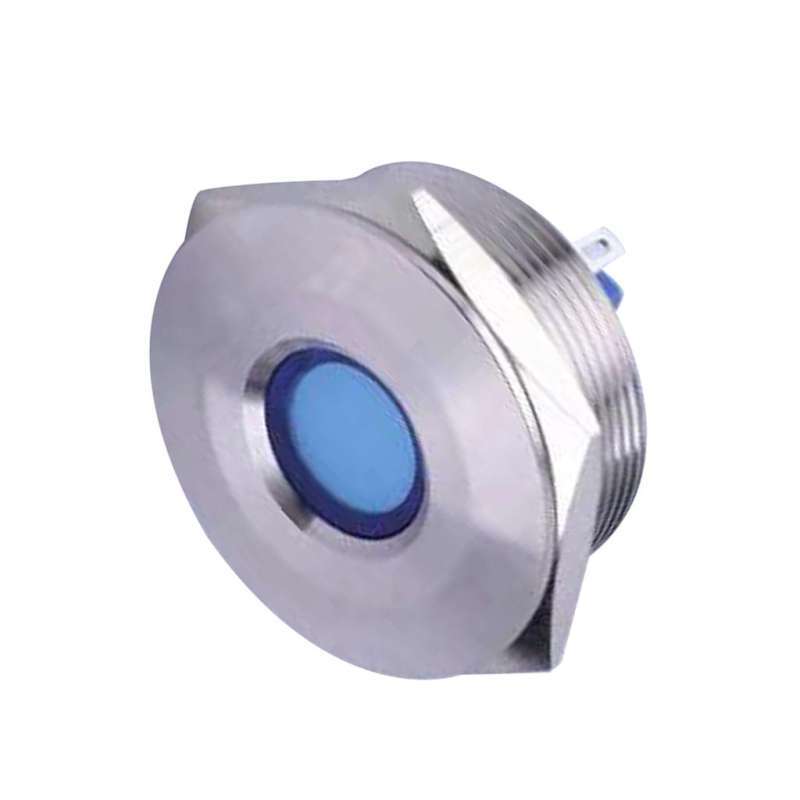 Jual 28mm Metal Waterproof LED Pilot Panel Indicator Signal Warning ...