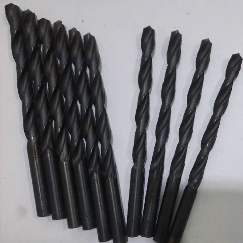 Jual Mata Bor Baja /steel/ Besi High Quality Hss 7 Mm Hitam / Black 1 ...
