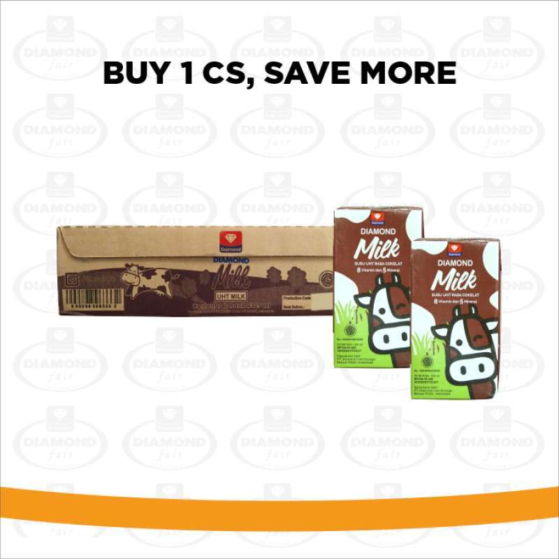Jual DIAMOND MILK UHT CHOCOLATE 125 ML (1 KARTON ISI 40 PCS) di Seller DIAMONDfair-Mini Semarang ...