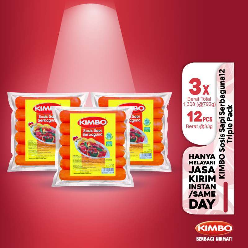 Promo Kimbo Sosis Sapi Serbaguna12 3x Diskon 25% di Seller KIMBO Bekasi ...