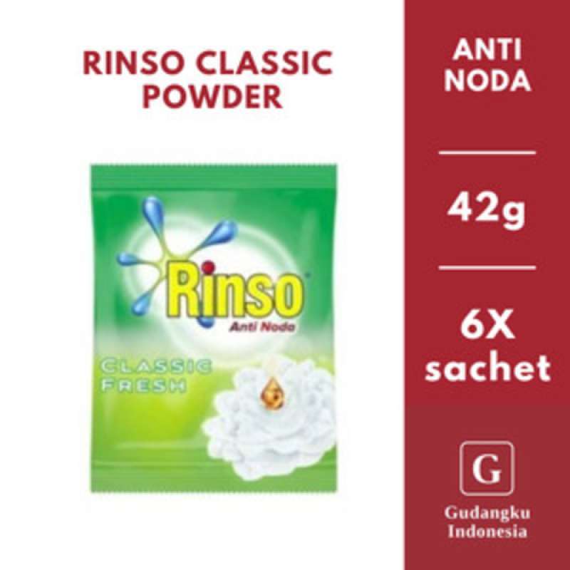 Jual Rinso Molto Anti Noda Classic Fresh Sachet 42g [ 1 Dus / 21 ...