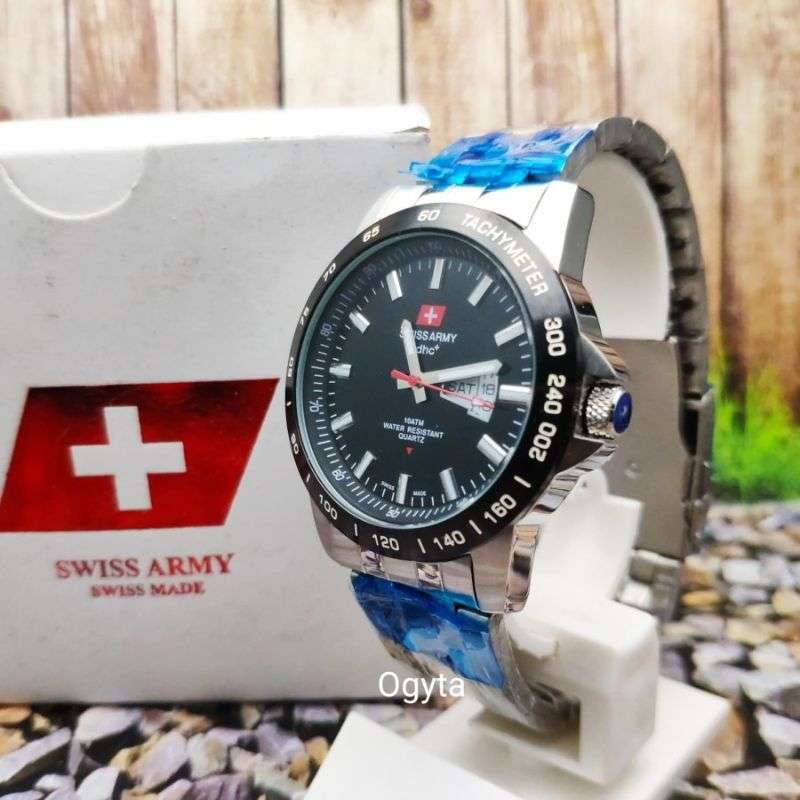 Jual Tali Stainless Jam Tangan Swiss Army Original & Branded - Harga ...