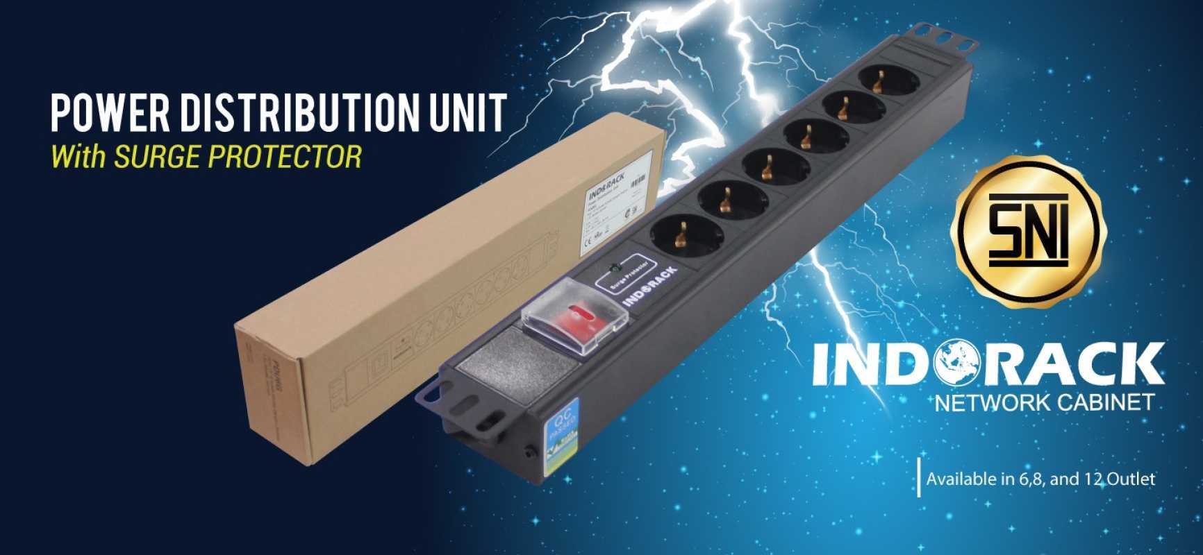 Promo Pdu6g Power Distribution Unit 6 Outlet Germany Socket 19