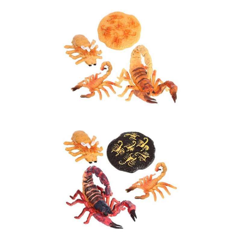 Jual 2x Assorted Plastic Insects Scorpion Figures Model Kids ...
