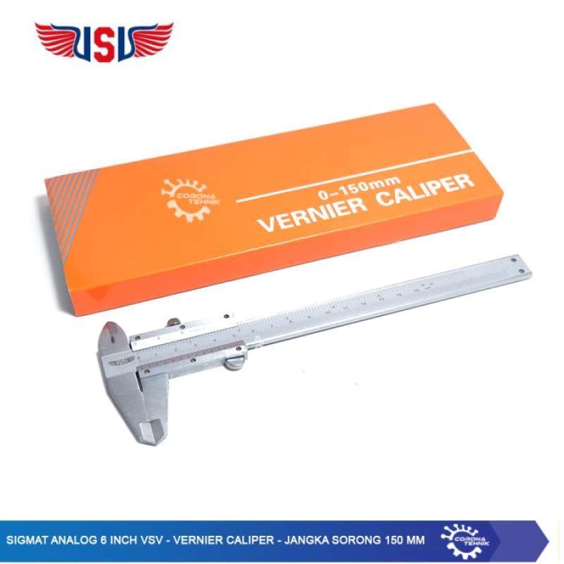 Jual Sigmat Analog 6 Inch VSV - Vernier Caliper - Jangka Sorong 150 mm di Seller Bena Store ...