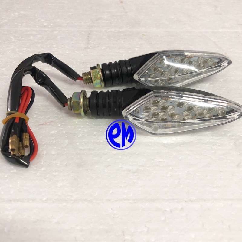 Jual Lampu Righting Sein Kanan Kiri Set Led Kuning Viar Roda 3 Viar ...