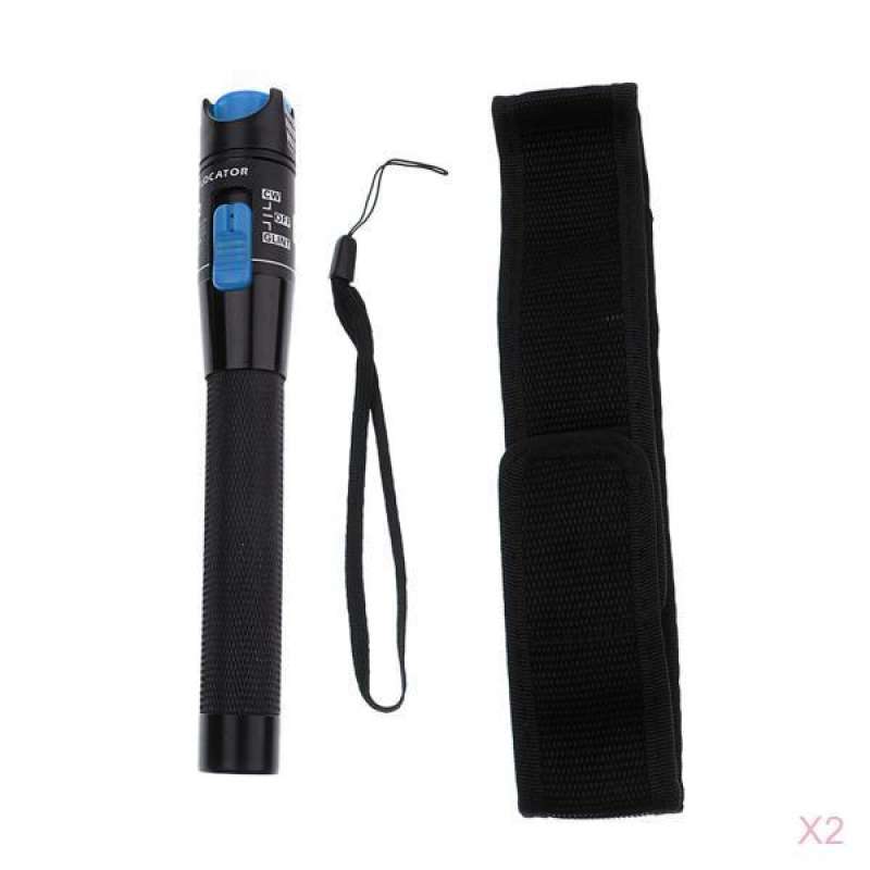 Promo 2 Packs Visual Fault Locator Red Light Pen 1mV Fiber Optic Cables ...