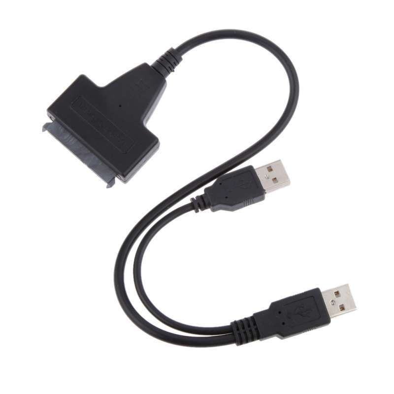 Promo Dual Usb 2.0 To Sata 15 + 7 Data Power Cable Connector Diskon 23% ...