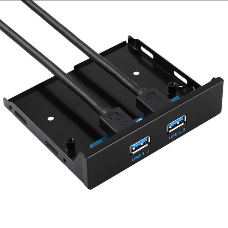 Jual 2-port Usb 3.0 Front Panel Hub With 20-pin Connector For Pc /vista ...