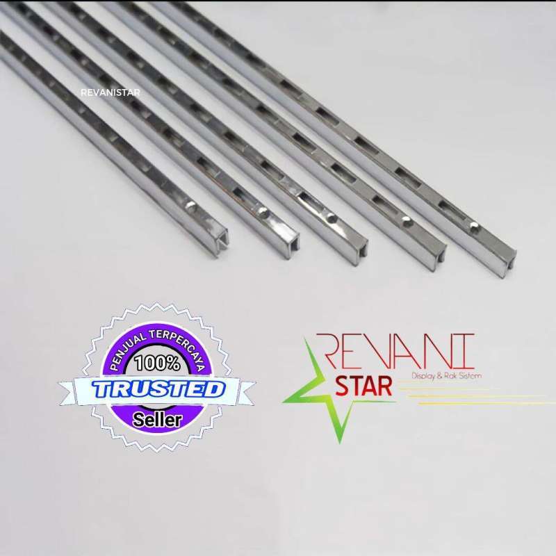 Jual Rel Tiang Braket 50cm Tiang Braket Multifungsi Untuk Rangkaian Rak ...