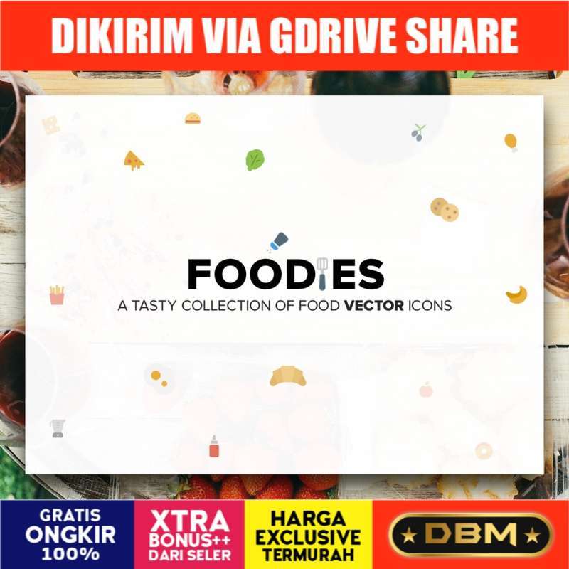 Jual Foodies Icon Set Ui8 Vector Designs di Seller DIGITAL BLACK MARKET ...