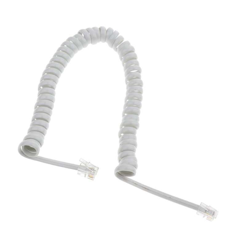 Promo Coiled Telephone Phone Handset Cable Cord Coiled Length 1 to 5 ft ...