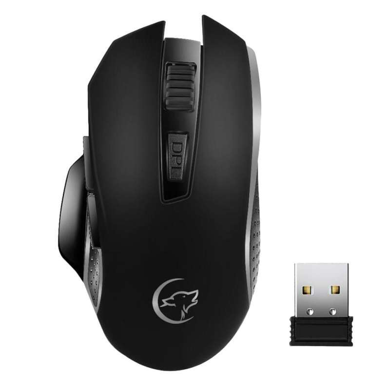 Promo 2.4Ghz Wireless Gaming Mouse 6 Key USB Receiver Laptop Computer ...