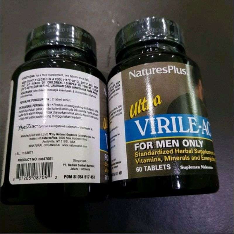 Jual Nature's Natures Nature Plus Ultra Virile Actin Stamina Original ...