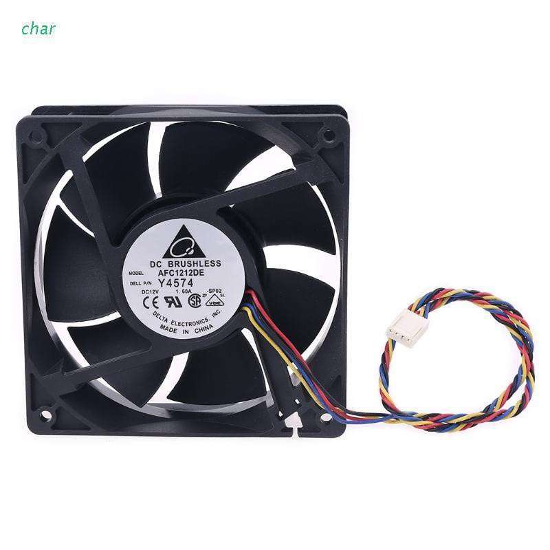 Jual char 120mm 1.6A 12V 4 Wire PWM Cooling Fan for Delta AFB1212SHE ...
