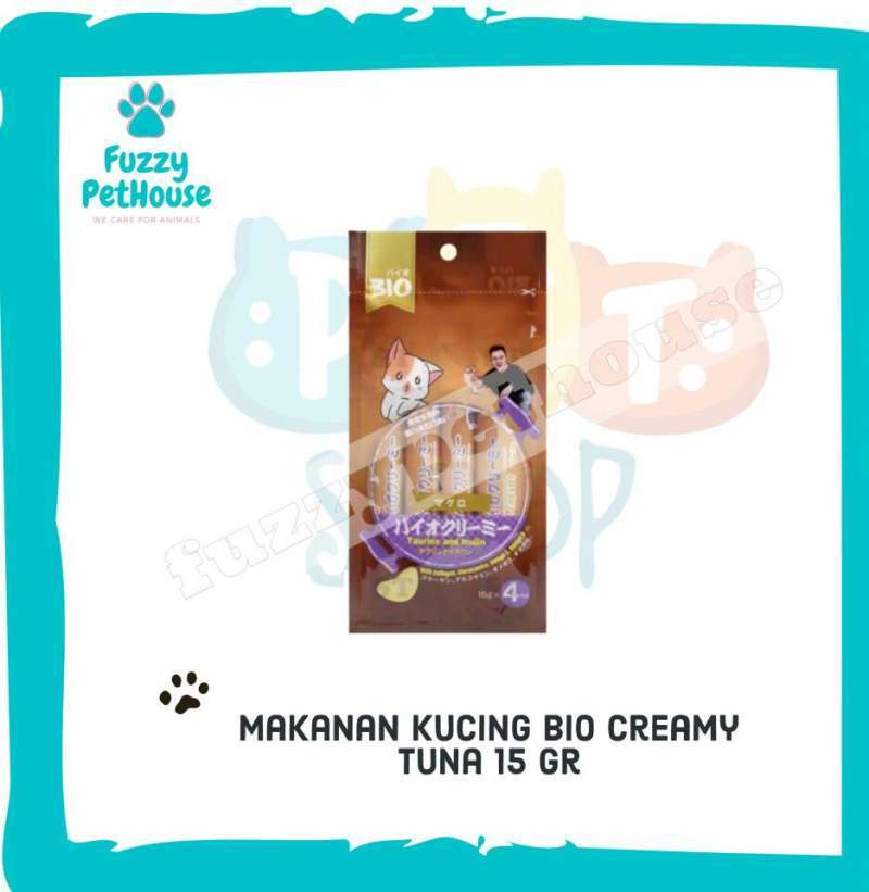 Jual Bio Creamy Cat Treats 15 gr Snack Kucing Basah - Tuna di Seller ...