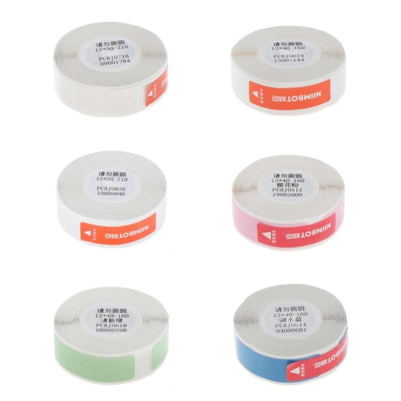 Promo 6x Thermal Label Printer Price Tag Address Sticker Paper Roll ...