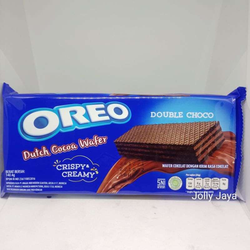 Jual Oreo Dutch Cocoa Wafer Double Choco 140gr di Seller JOLLY_JAYA ...