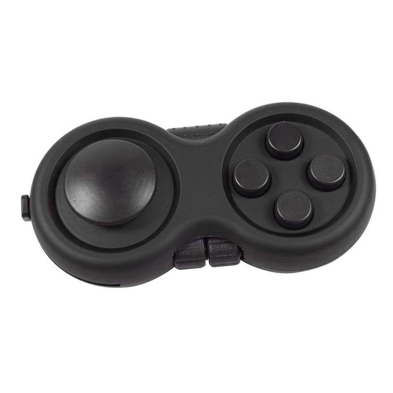 Jual Fidget Pad Anxiety Stress Relief Hand Toy All In One Full Black Di ...