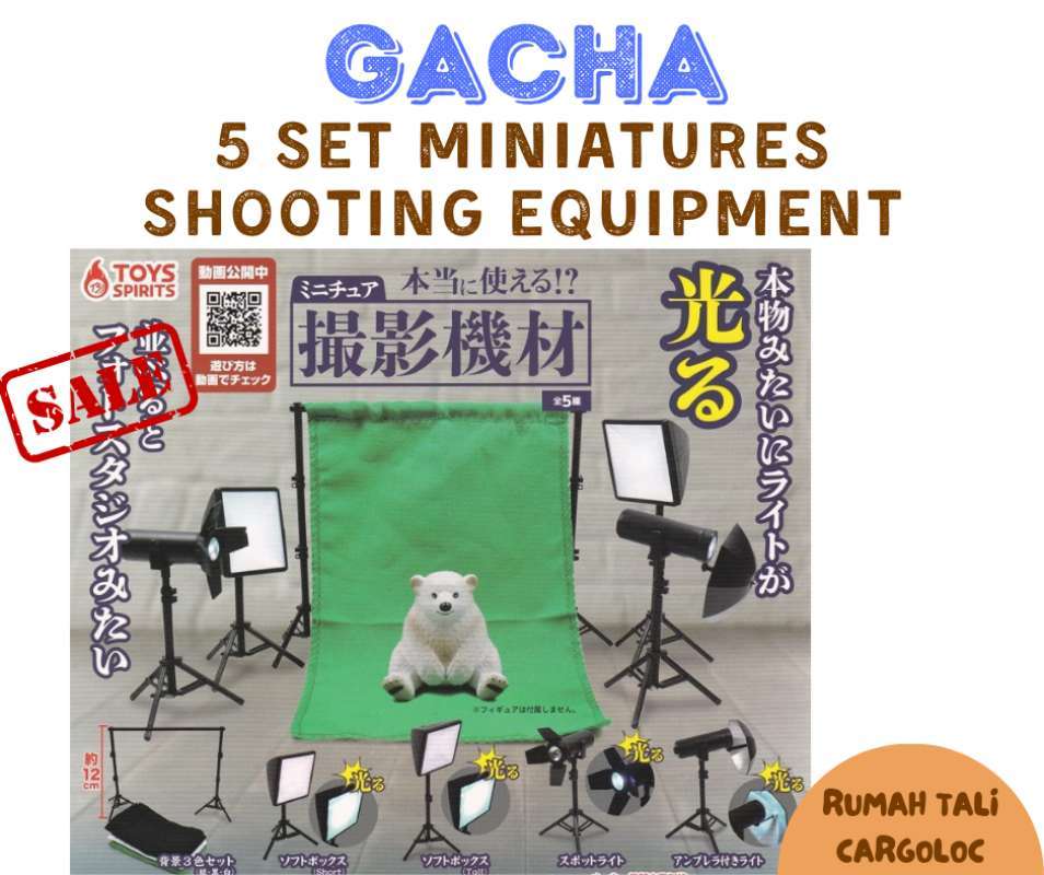 Jual Mainan Miniatur GACHA SET 5 SHOOTING EQUIPMENT (JAPAN) di Seller ...