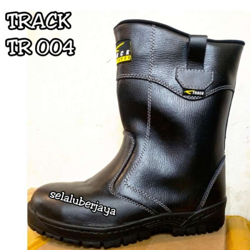 Jual sepatu Safety Track TR004 Nitrile Rubber pull up boots di Seller ...