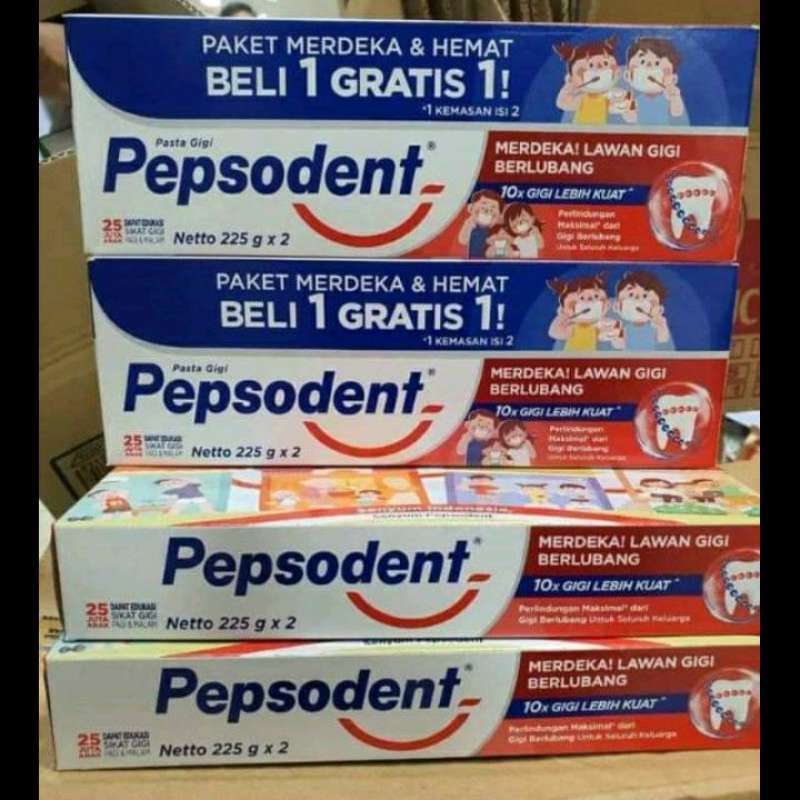 Jual Pepsodent 225gram isi 2 di Seller Abbas grosir - Sumber Jaya, Kab ...