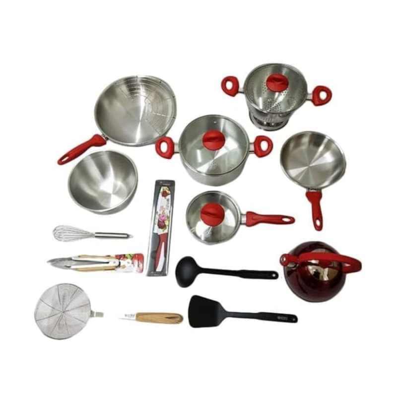 Jual Cookware Set / Paket Lengkap Peralatan Masak / Alat Masak Komplit ...