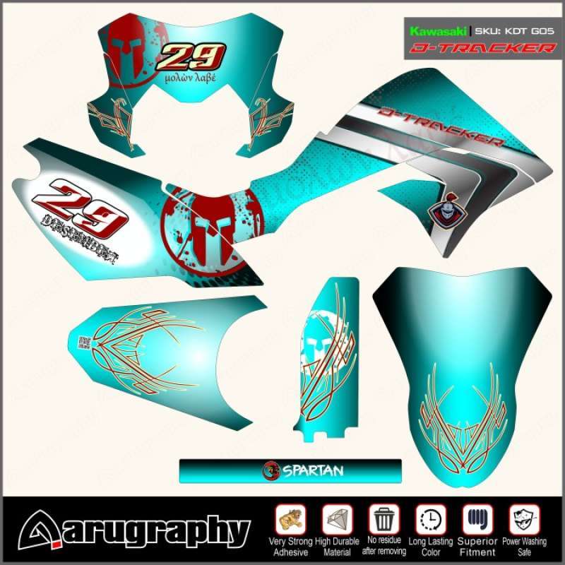 Jual Decal Dtracker D-tracker D Tracker - Spartan Spartacus G05 Di ...