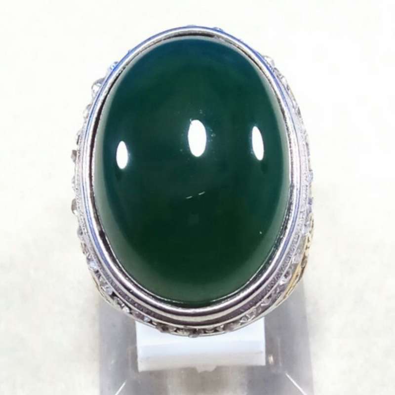 Jual Chrome Chalcedony Natural Ijo Botol Hq Di Seller Poetra Gems Stone ...