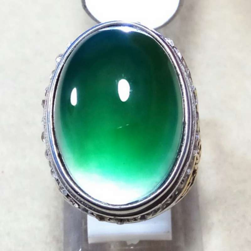 Jual Chrome Chalcedony Natural Ijo Botol Hq Di Seller Poetra Gems Stone ...